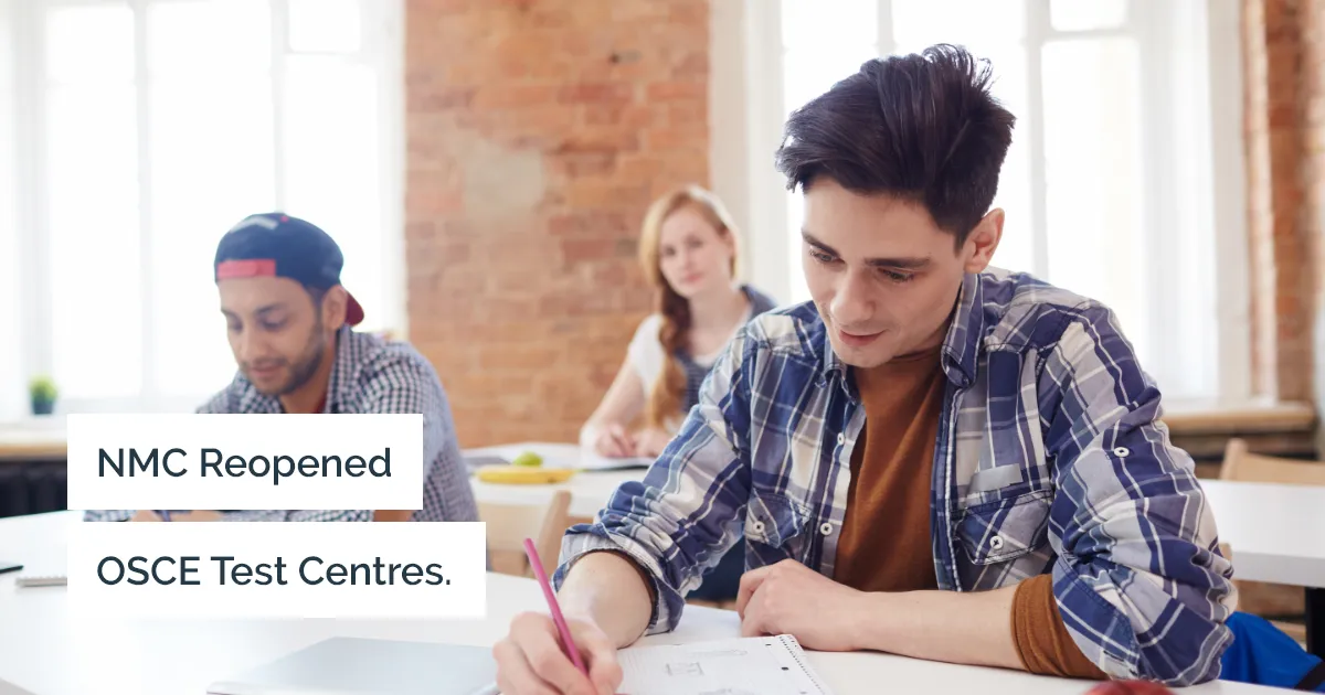 OSCE test centers have been reopened by NMC