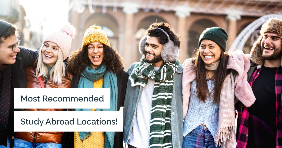 Top three study-abroad destinations!
